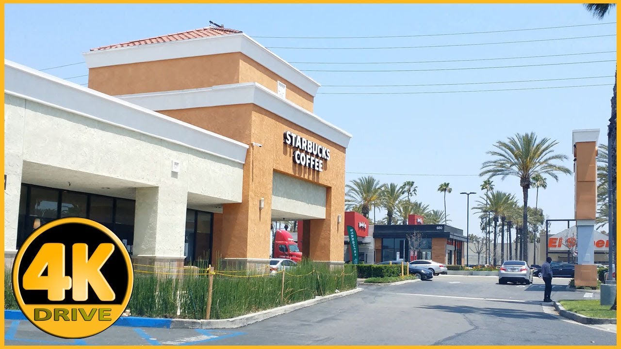 Driving Tour of Euclid Plaza (Shopping mall), Anaheim [4K] - YouTube