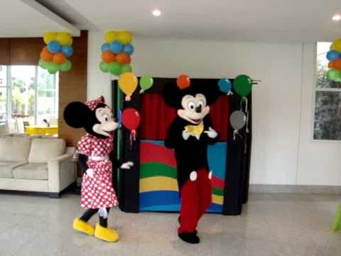 MICKEY E MINNIE personagens Disney - Laura Show Festas Infantis www ...