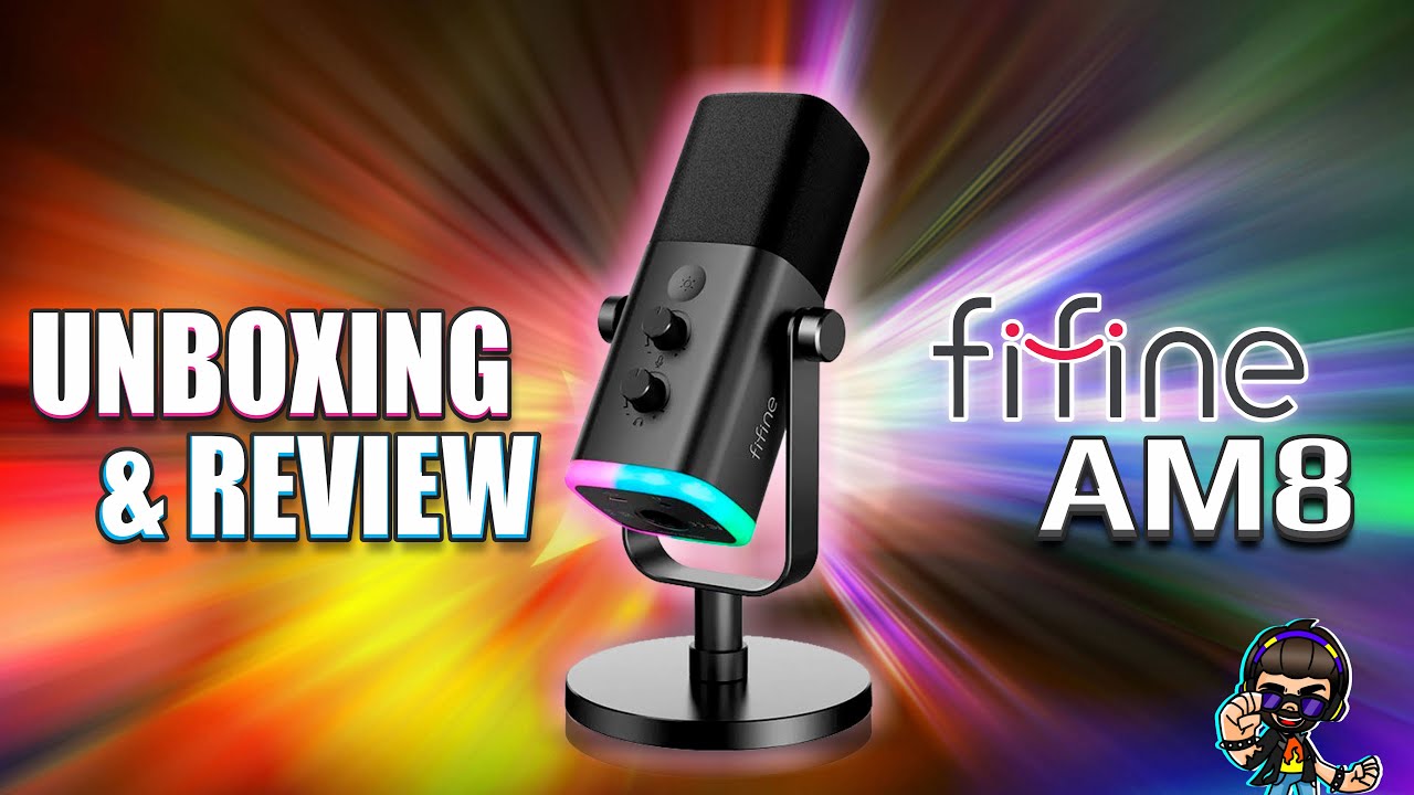 MICROFONE FIFINE AM8 UNBOXING e REVIEW no PK XD - YouTube