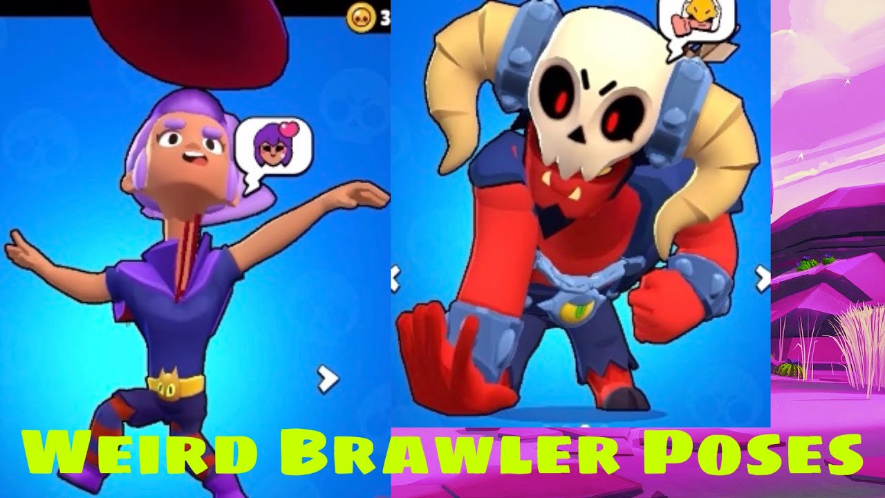 WEIRD BRAWLER POSES?!?! - YouTube