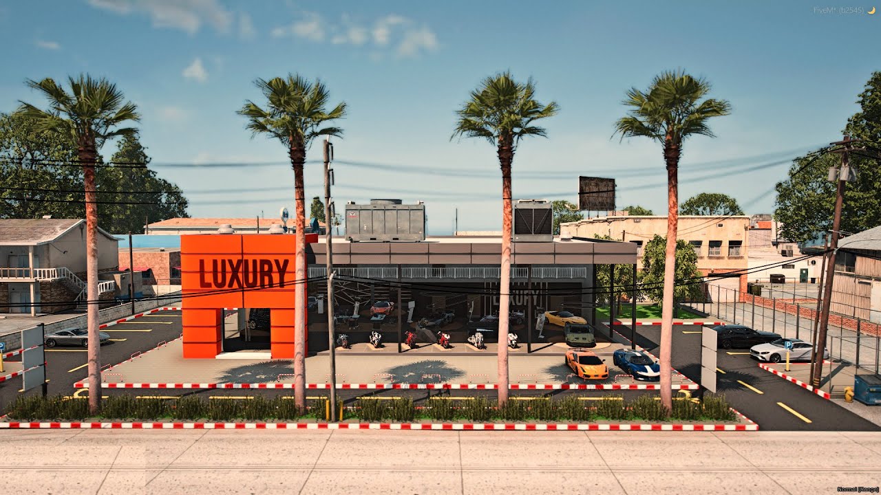 Luxury Cars V2 [FiveM MLO - GTA V Interior] - YouTube