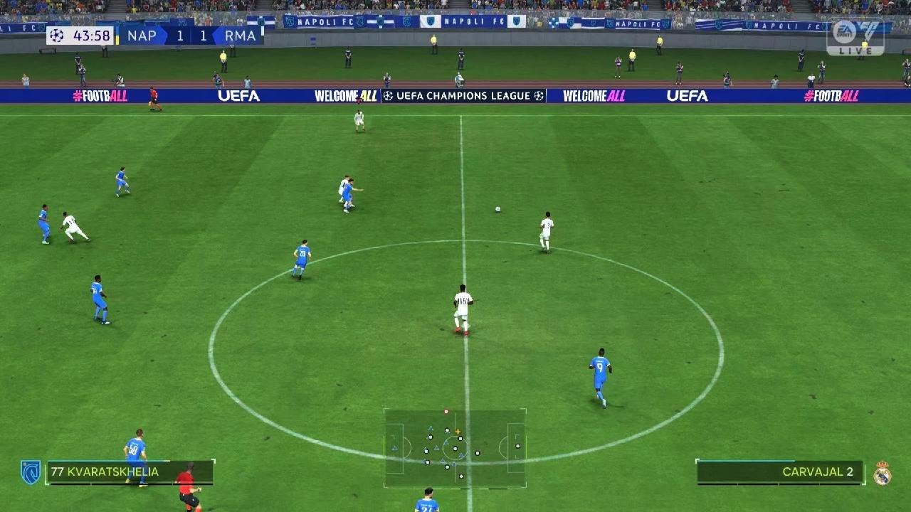 EA SPORTS FC 24 Rodrygo taking on few markers and unleashed an ...