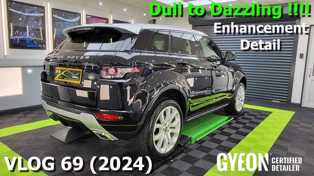 From Dull to Dazzling: GYEON Ceramic Coating on Range Rover Evoque - YouTube