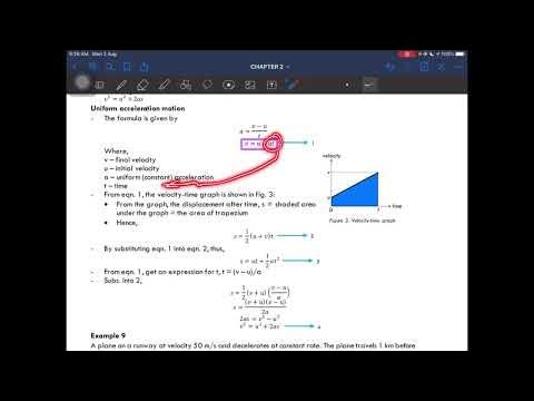 2.2 Uniformly Accelerated Motion - YouTube
