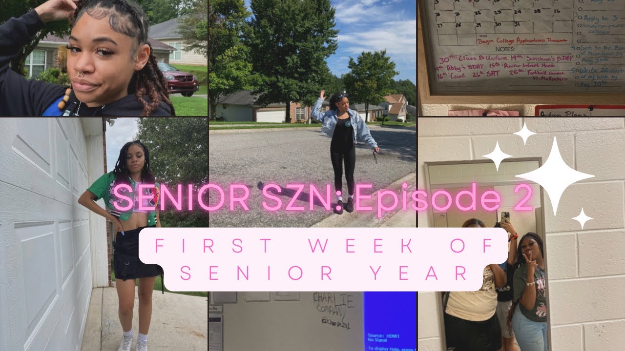 SENIOR SZN Episode 2: First Week of Senior Year🫶🏼 - YouTube
