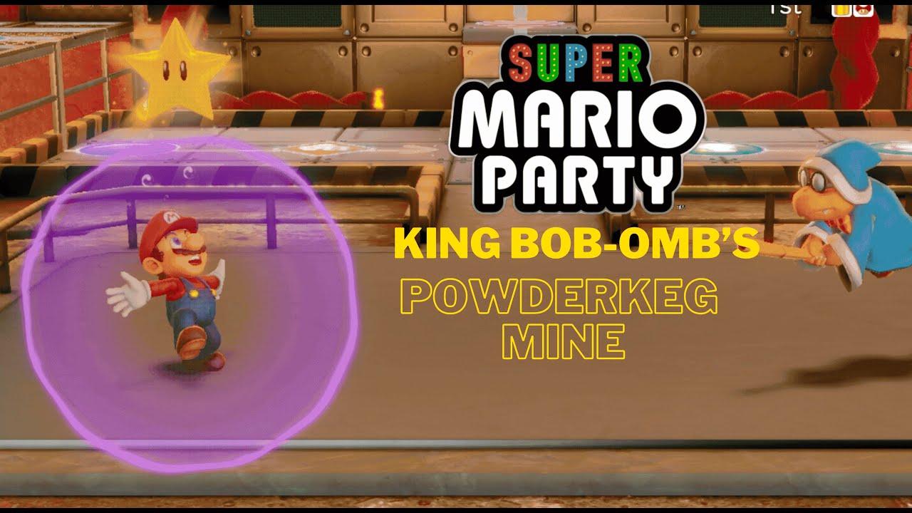 MY LUCK IS UNBELIEVABLE!! Super Mario Party: King Bob-Omb's Powderkeg ...