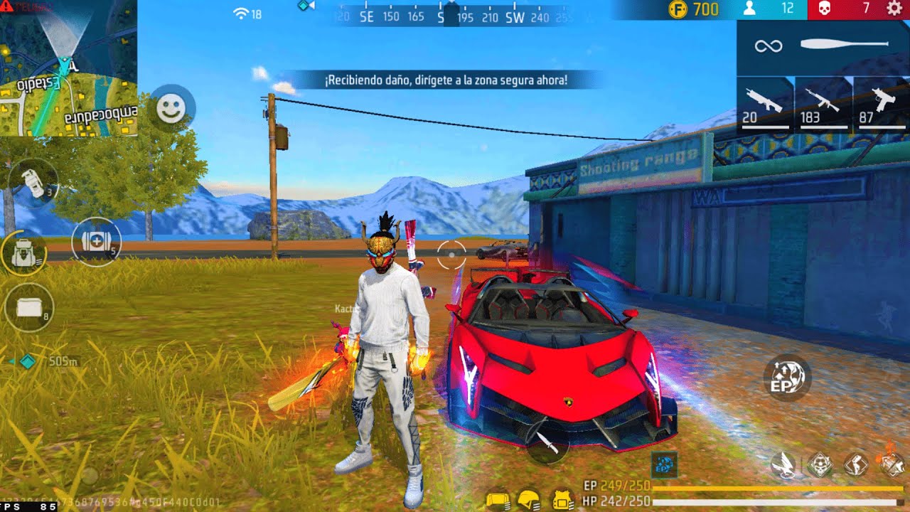 AUTOS LAMBORGHINI y EMOTE EN FREE FIRE 😱🔥 - YouTube