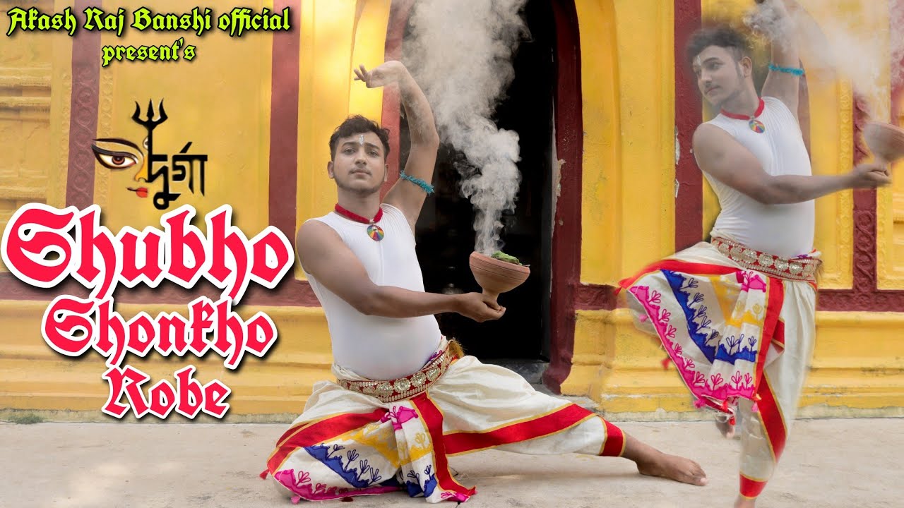 Shubho-Shonkho-Robe[Mahalaya](Official Dance Video)||Akash Raj Banshi ...