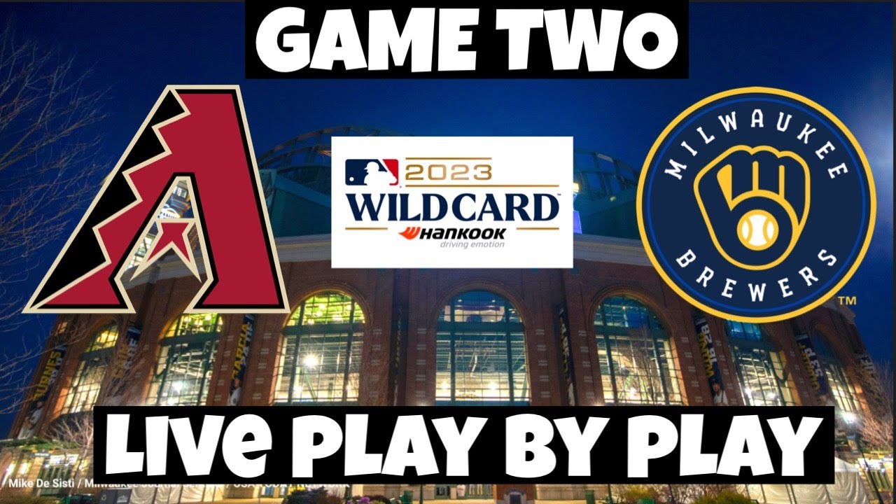 Arizona Diamondbacks vs Milwaukee Brewers NL Wild Card Game 2 Live Play ...