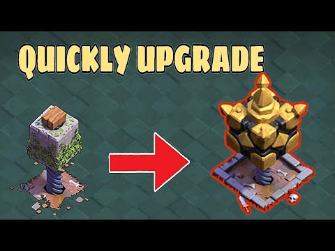 BUILDER BASE UPGRADE // CRUSHER LEVEL 1 - MAX UPGRADE VIDEO - YouTube