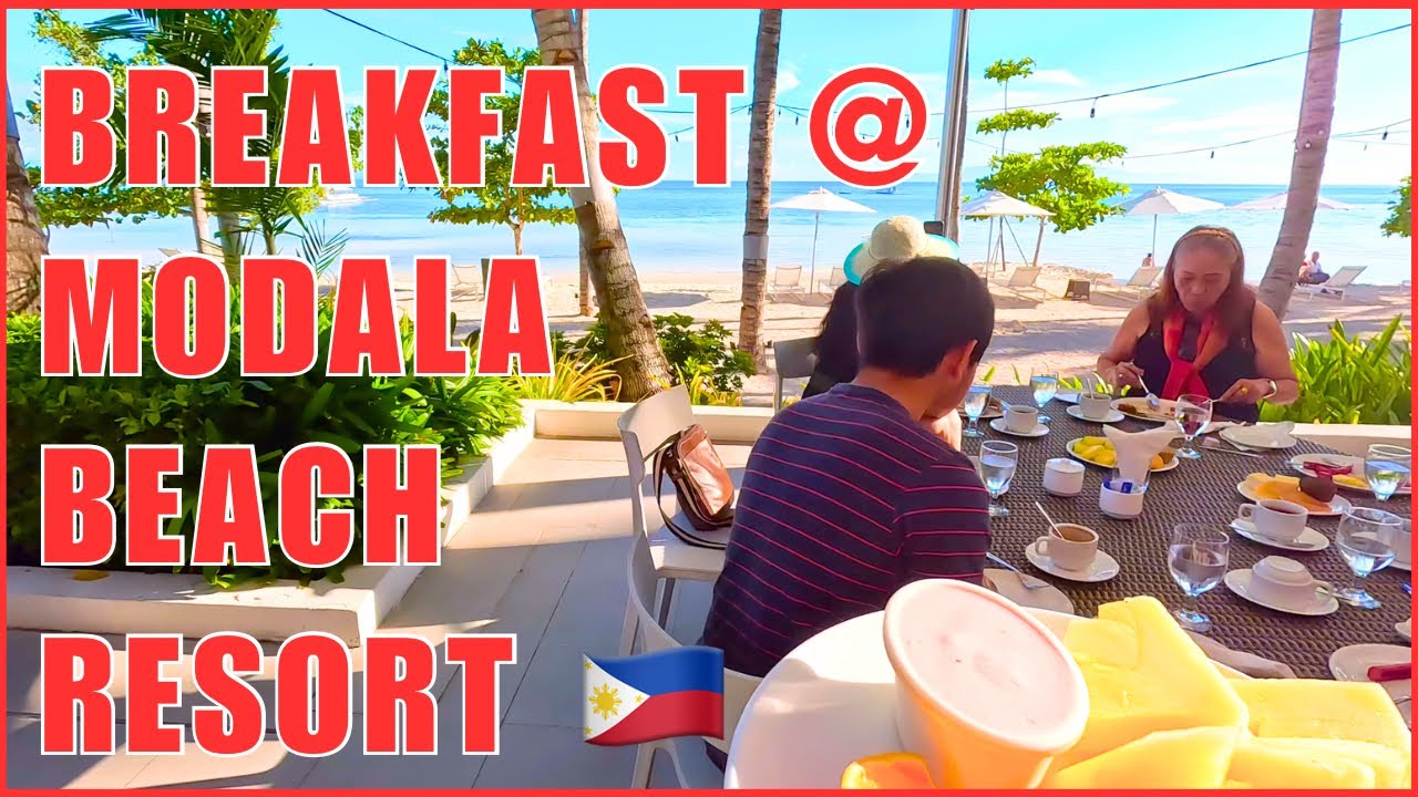 Amazing Breakfast at Modala Beach Resort Bohol - YouTube