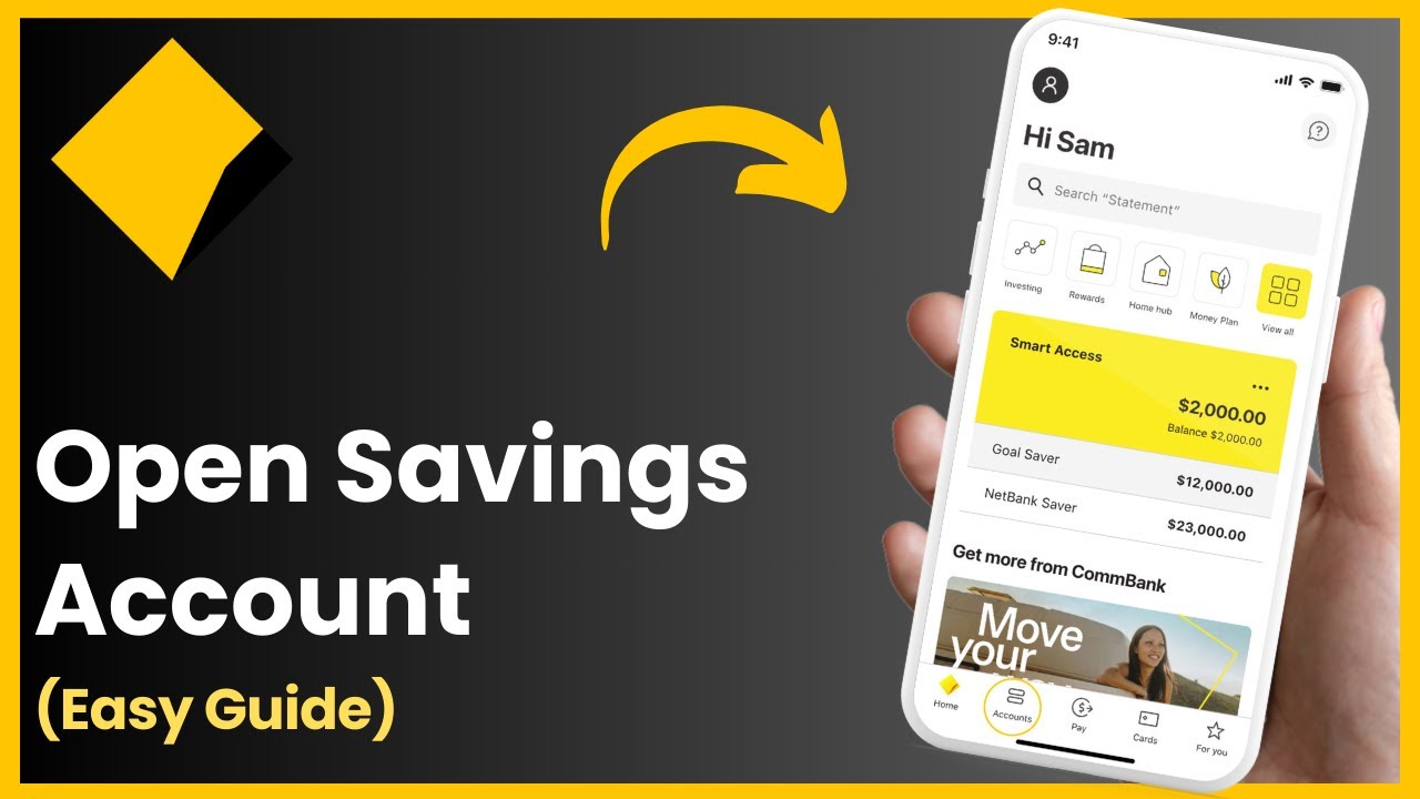 How To Open Saving Account in Commonwealth Bank (2025) - YouTube