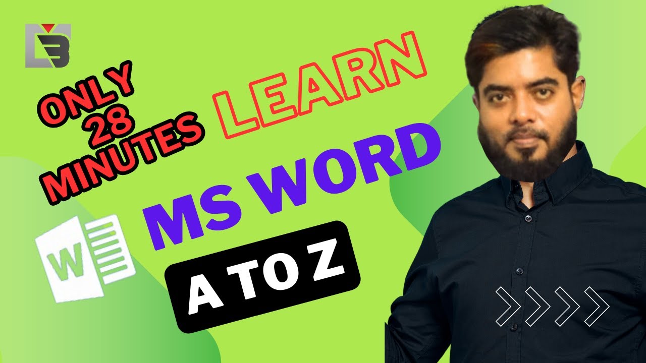 MS WORD A TO Z 2024 || MS WORD A TO Z ONLY 28 MINUTES || MS WORD ...