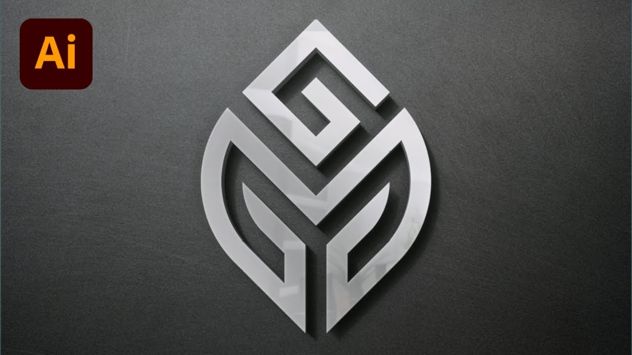 Logo Design Step-by-Step in illustrator tutorial ' Logo how to make ...