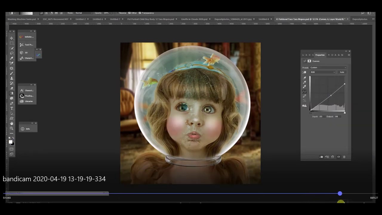 Fishbowl Face Teaser Tutorial by Tara Mapes www.taramapes.com - YouTube