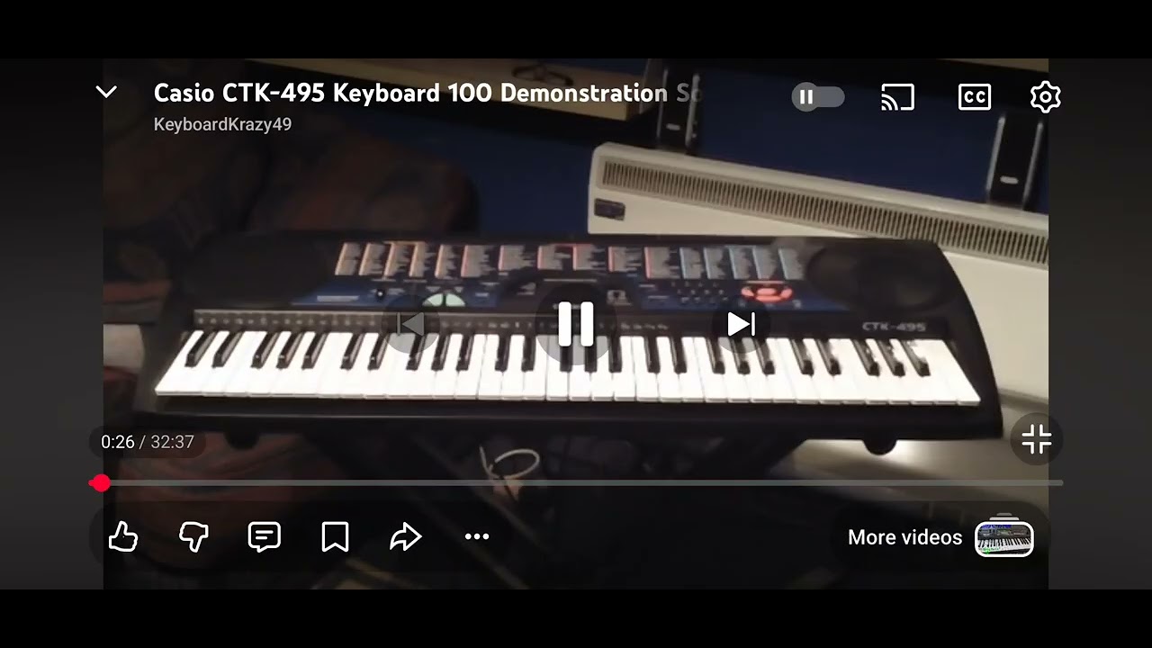 Casio ctk-411 and Casio ctk-495 are playing how deep is your love ep 16 ...