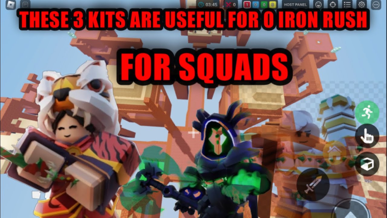 THESE 3 KITS ARE USEFUL FOR 0 IRON RUSH IN SQUADS | ROBLOX | - YouTube