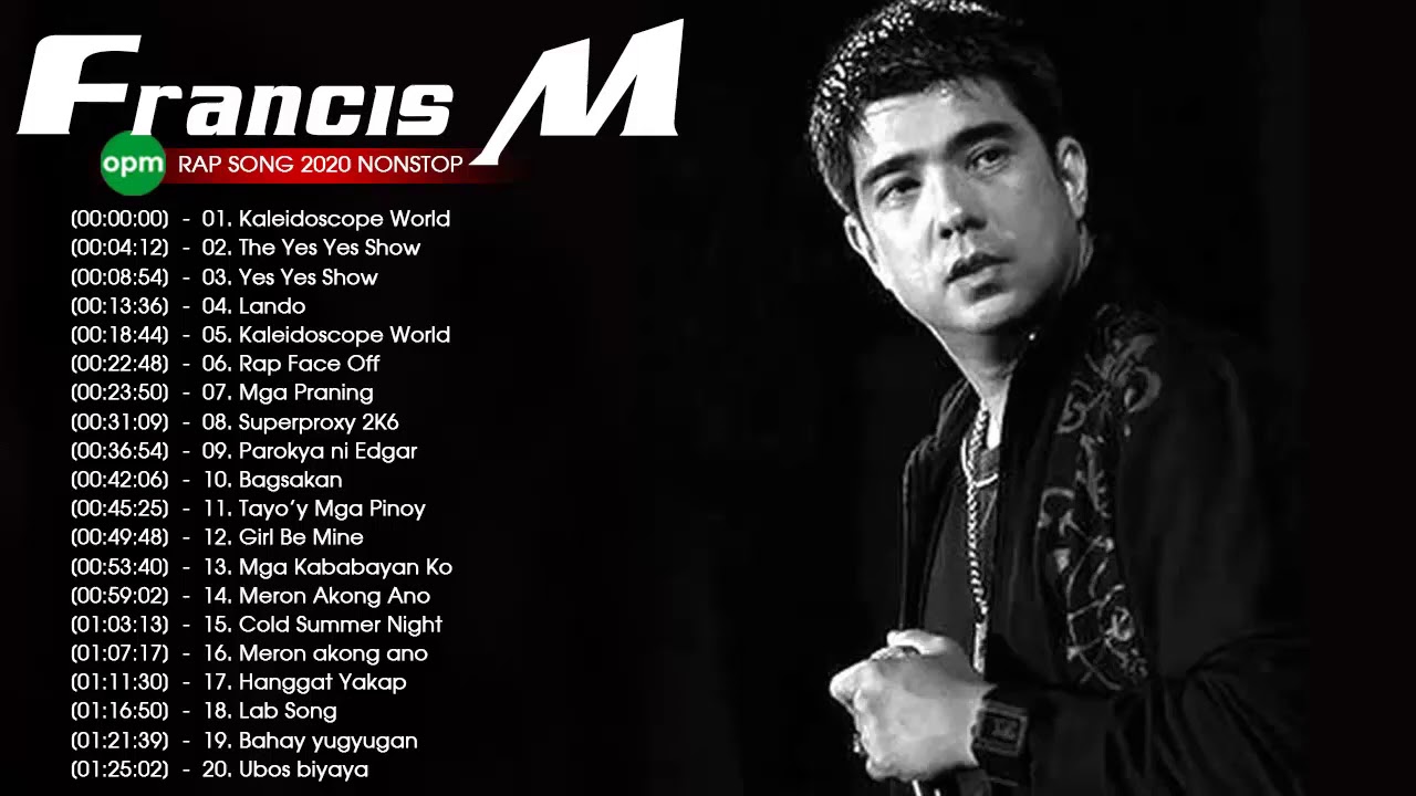 Francis Magalona Greatest Hits Full Playlist 2020 - Trending New Rap ...