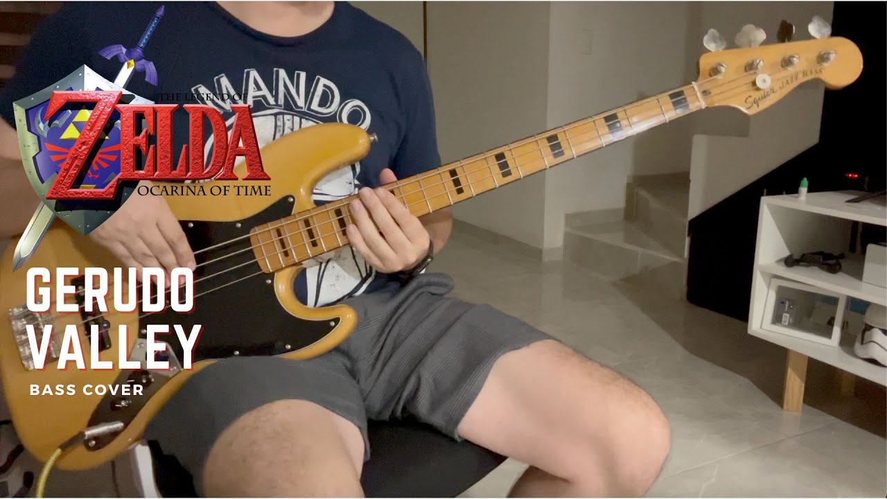 The Legend Of Zelda: Ocarina of time - Gerudo Valley (Bass Cover ...