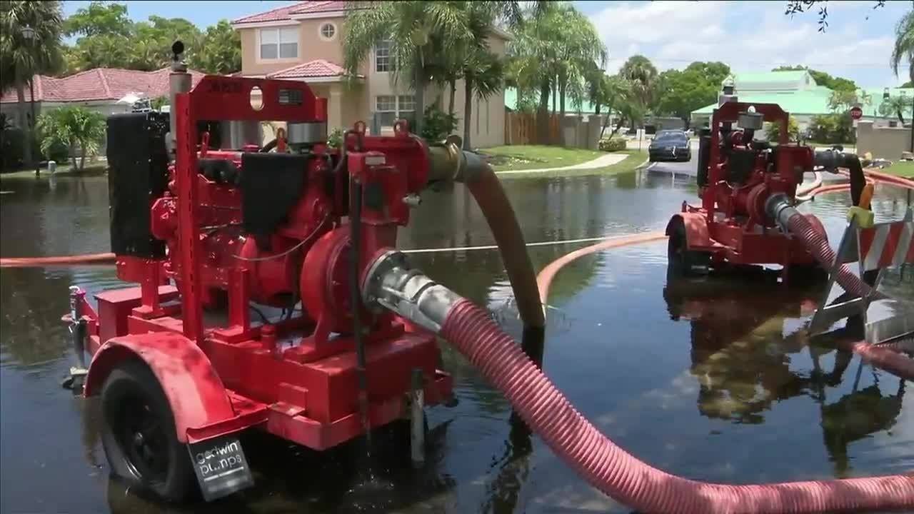 Margate residents say their neighborhoods remain flooded because of ...