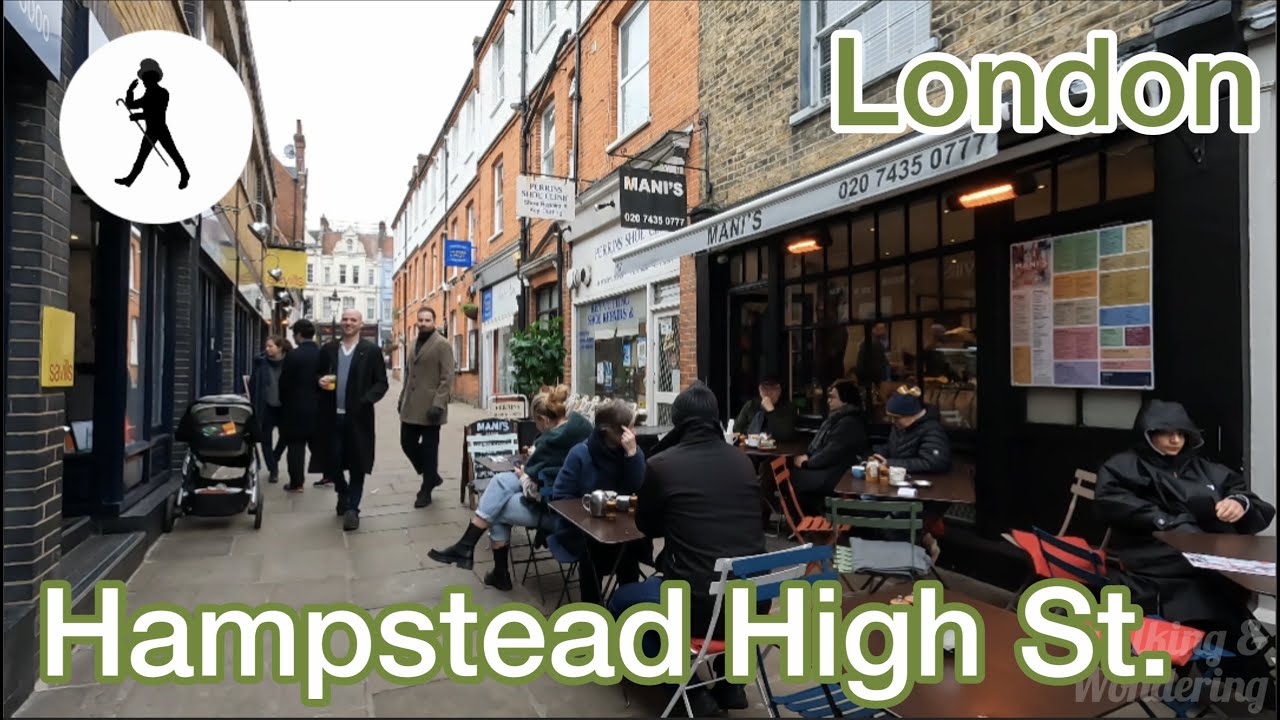 A splendid London walk around Hampstead High Street - YouTube
