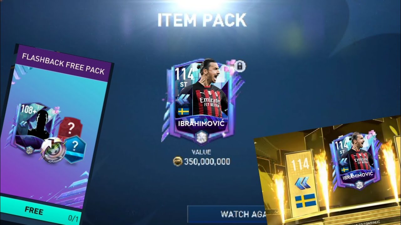 OMG ⁉️😱 I GOT IBRAHIMOVIC 114 FROM FLASHBACK FREE PACK FIFA MOBILE 23 ...