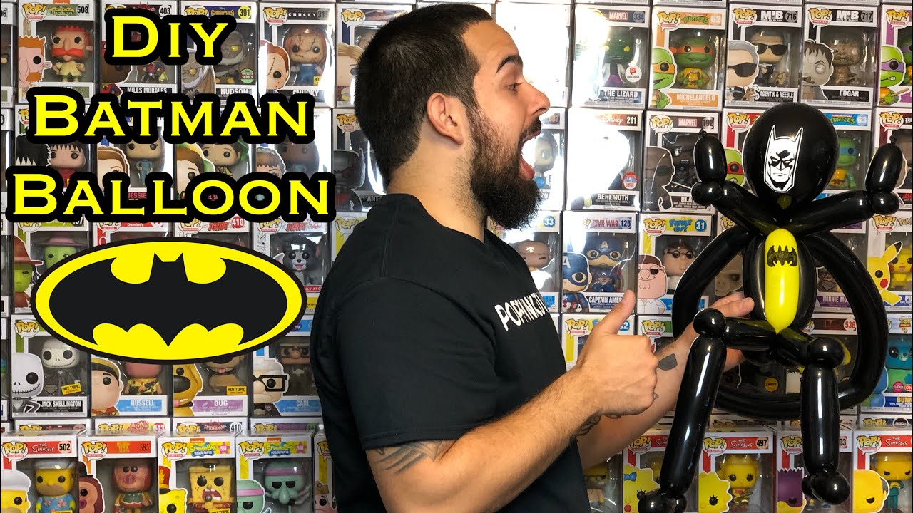 Balloon Animals & Balloon Characters | DIY Batman Balloon - YouTube