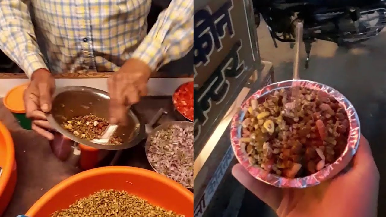 20 Rupee Mein Unlimited Protein | INDIAN STREET FOOD - YouTube