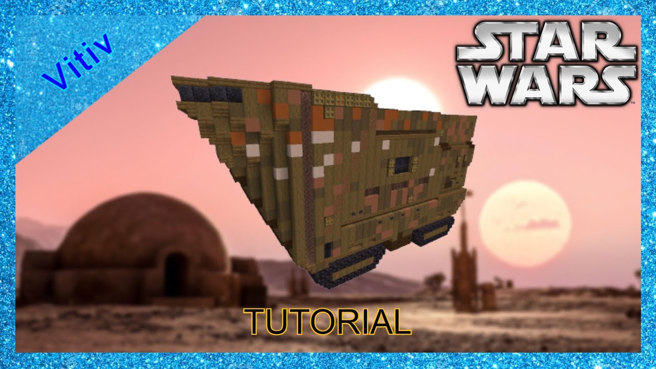 Star Wars Jawa Sandcrawler in Minecraft - 1:1 Scale - Tutorial - YouTube