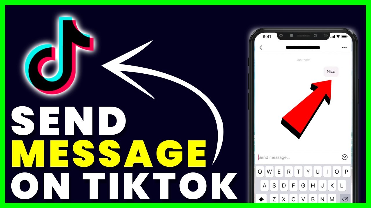 How to Text People and Send Messages On TikTok - YouTube