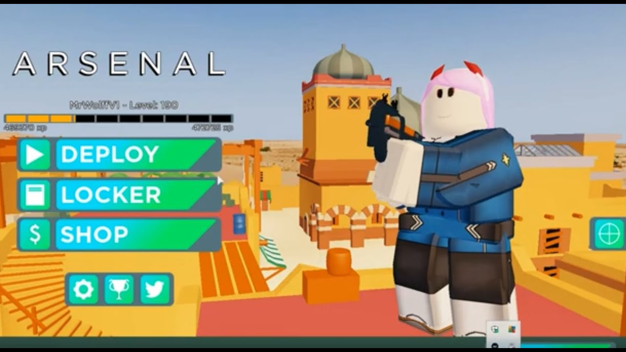 1:12 Railgun Royale on Sand Town (Roblox Arsenal) - YouTube
