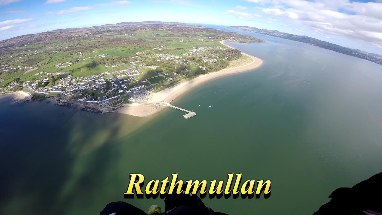 Paramotoring from Fahan beach To Rathmullan beach County Donegal ...