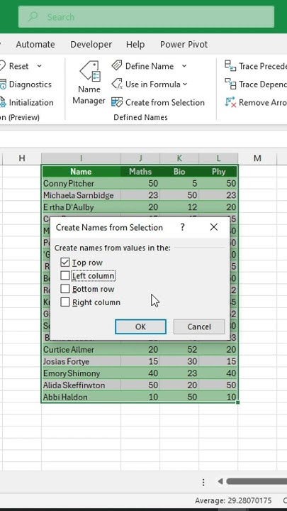 Define Excel Names with 1 Click | Speed Up Your Excel Workflow! - YouTube