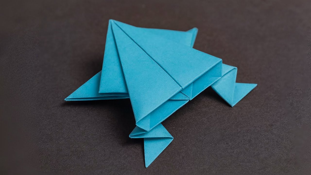 Origami Jumping Frog – Fun & Easy Paper Folding for Beginners - YouTube