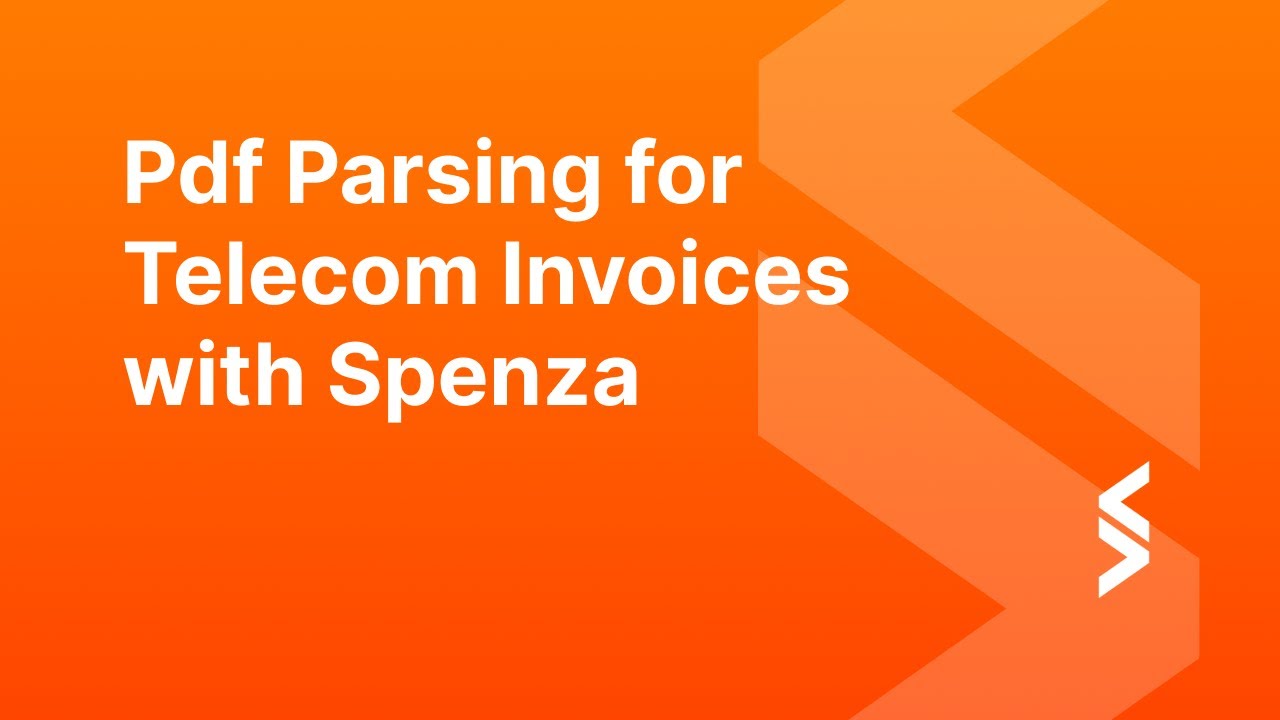 PDF Parsing for Telecom Invoices with Spenza - YouTube