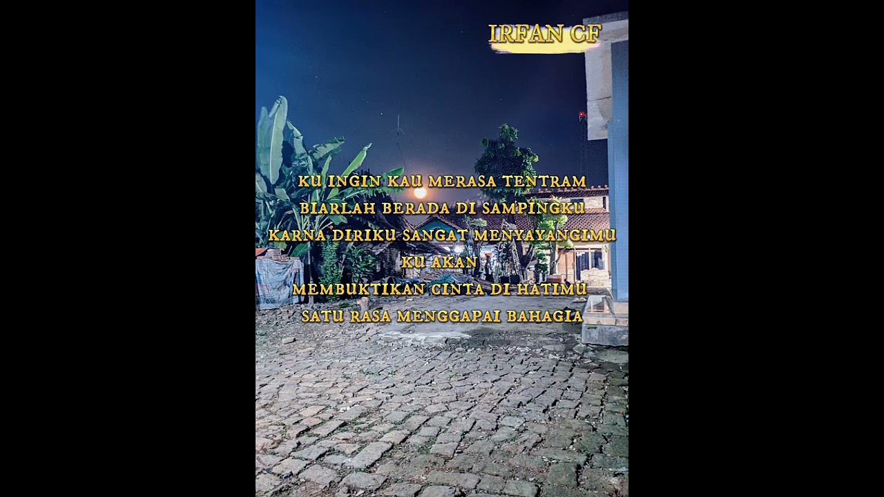 SATU RASA CINTA_ARIEF LIRIK VIDEO - YouTube