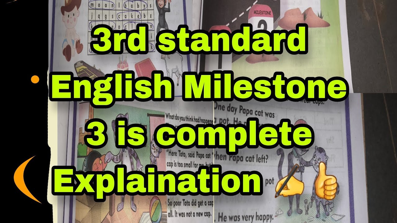 3rd standard English, Milestone :- 3,complete Explaination ️👍 - YouTube