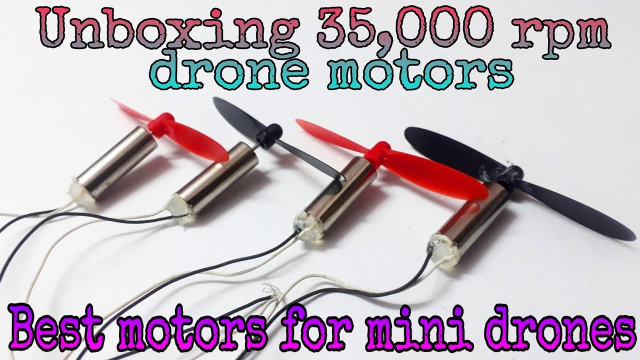 3 Best Mini Drone 35000 Rpm Motors馃敟馃敟pr Robotics Youtube