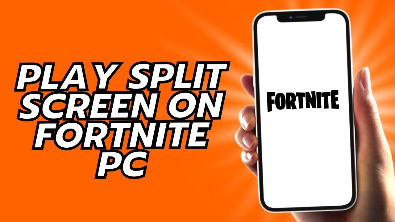 How To Play Split Screen On Fortnite PC - YouTube