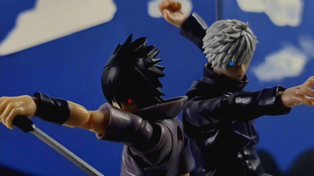 Satoru Gojo vs Sasuke Uchiha stop motion #yummiezsmcontest2024 - YouTube