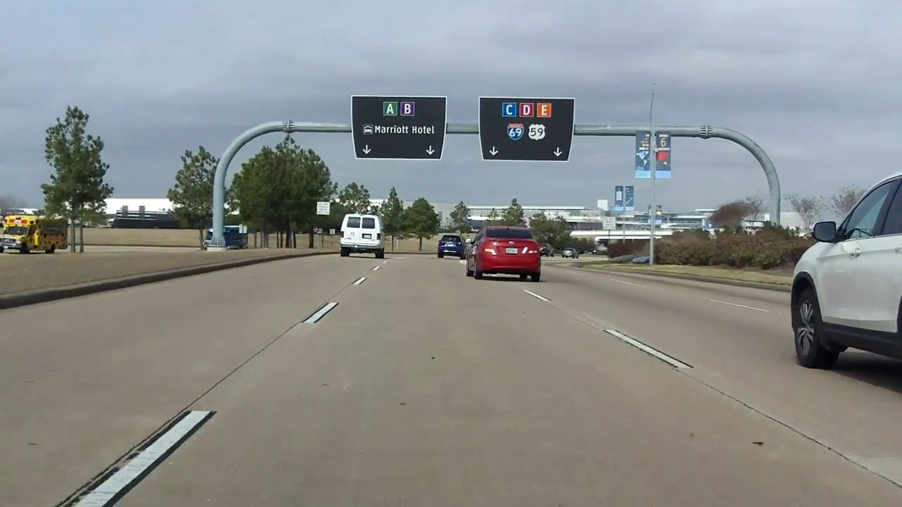 Hardy Toll Road - Airport Connector eastbound/inbound - YouTube