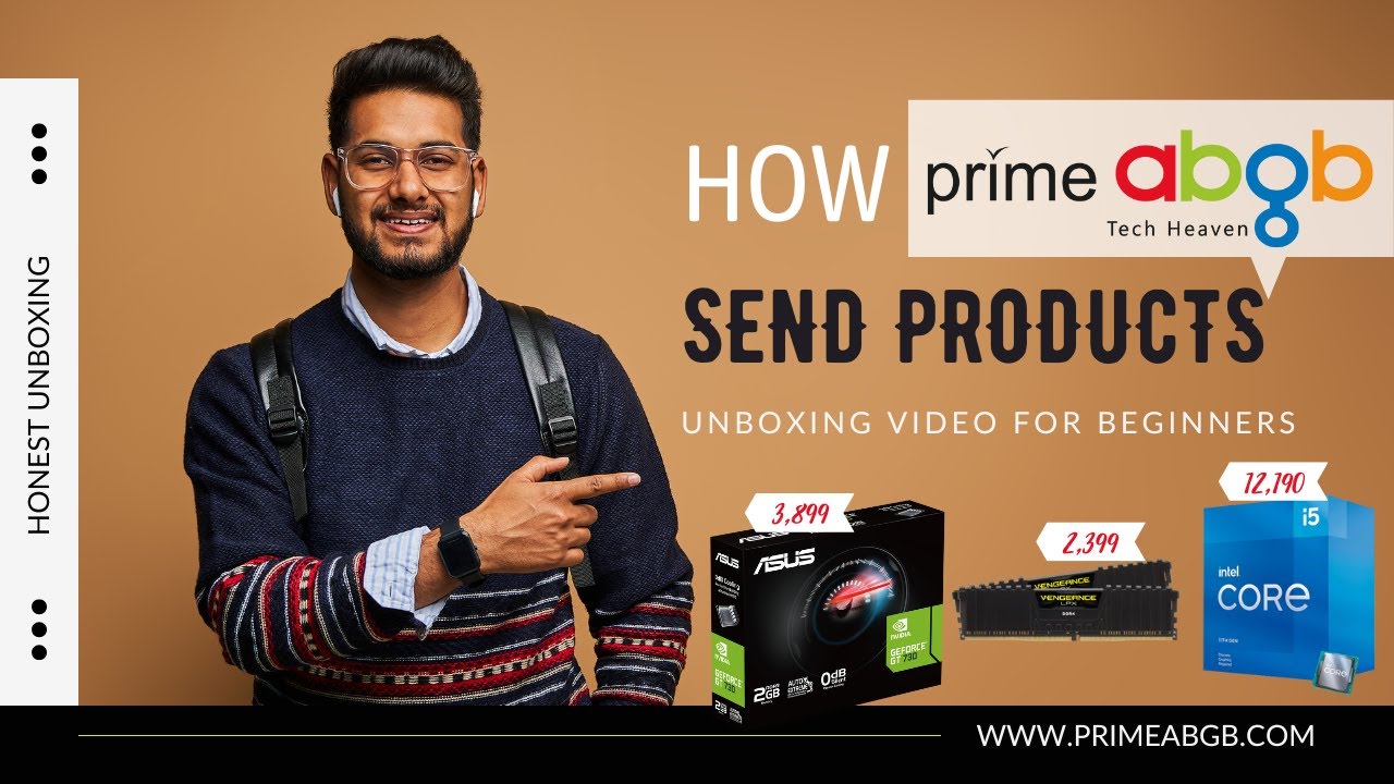 Prime ABGB Unboxing Video| Intel core i5 1100f | Corsair Vengance 8 GB ...