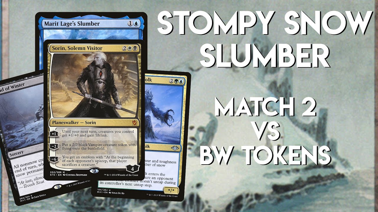 Marit Lage's Stompy Snow Slumber! (Match 2 vs BW Tokens) - YouTube