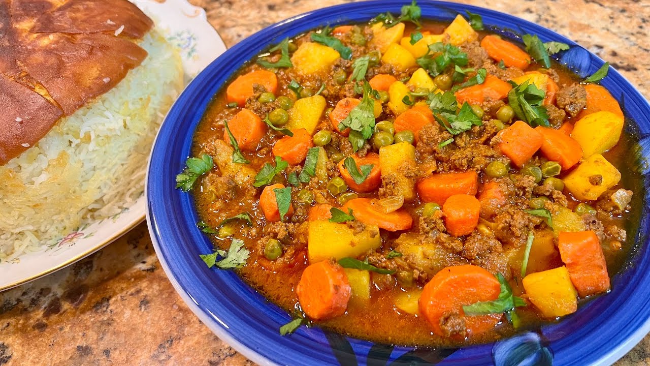 Ground Beef Stew (College Student Stew ) - Cooking with Yousef - YouTube