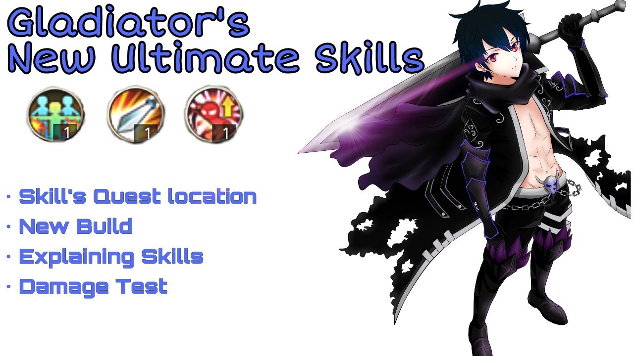Gladiator New Ultimate Skills [Valkyrie Blade, Volunteer & Hervorhild ...