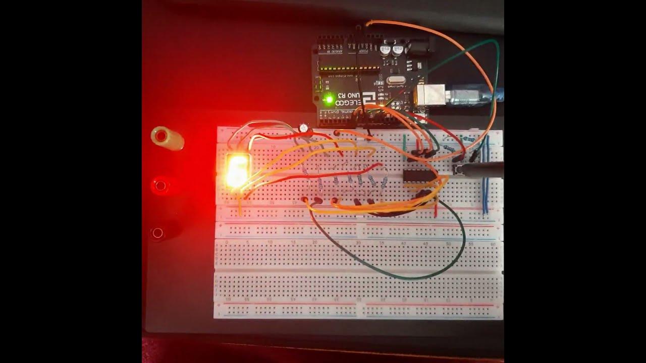 Contador Decimal Con 74hc595 Y Display 7 Segmentos Arduinos Electronics Arduino Youtube