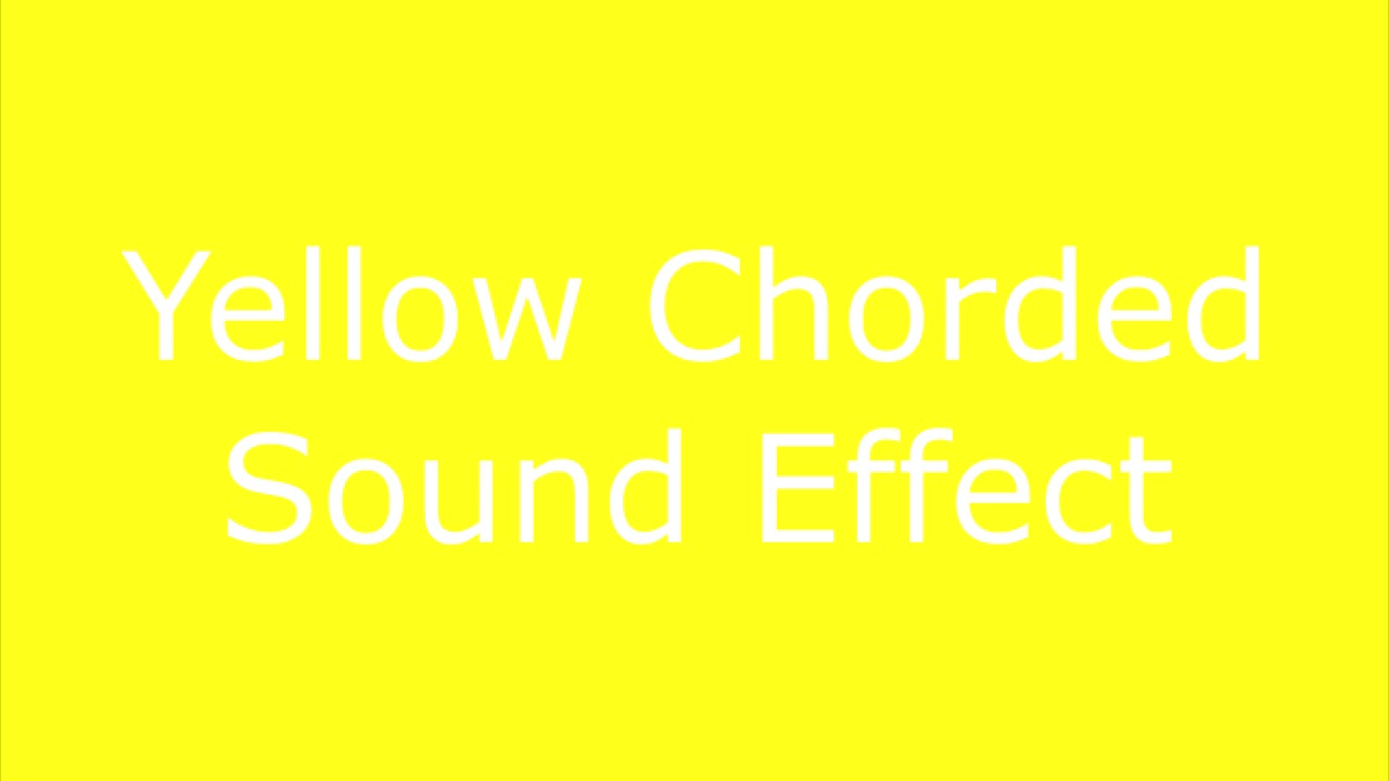 RQ: Yellow Chorded Sound Effect For Discord Autotune Bot - YouTube