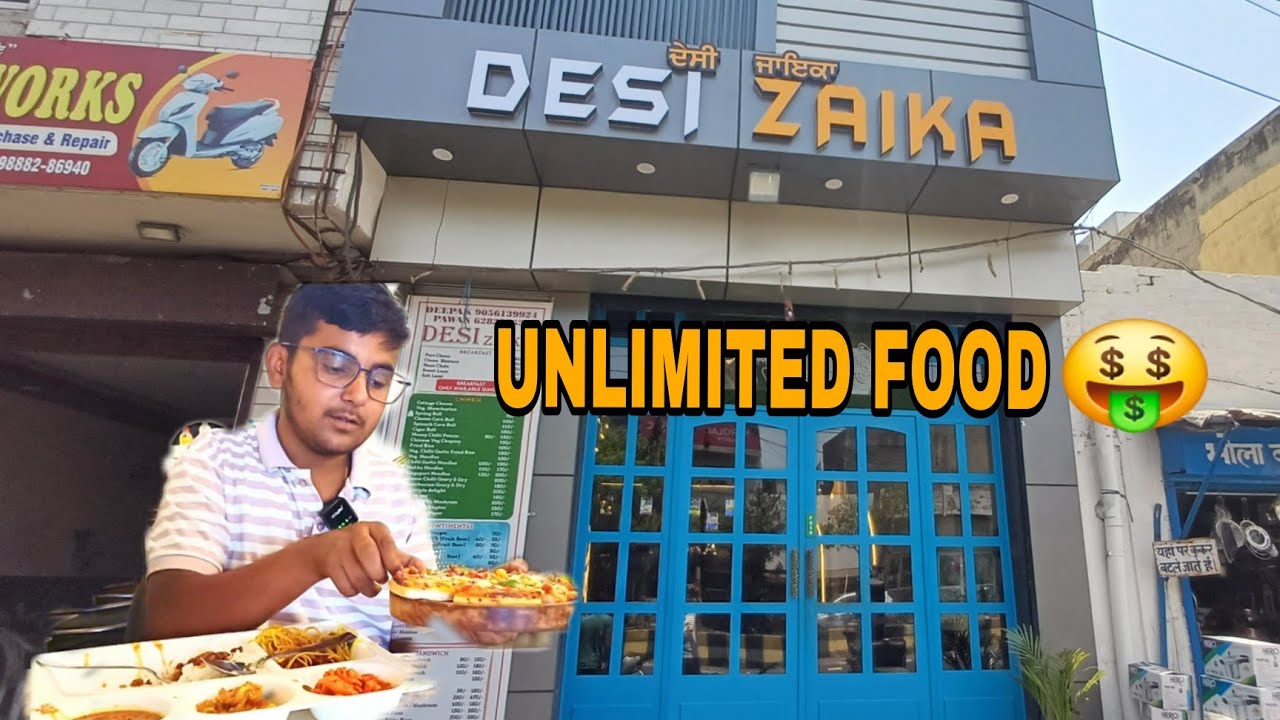 Desi Zaika Unlimited Buffet In Jalandhar | 15 + Items | Best Buffet In ...