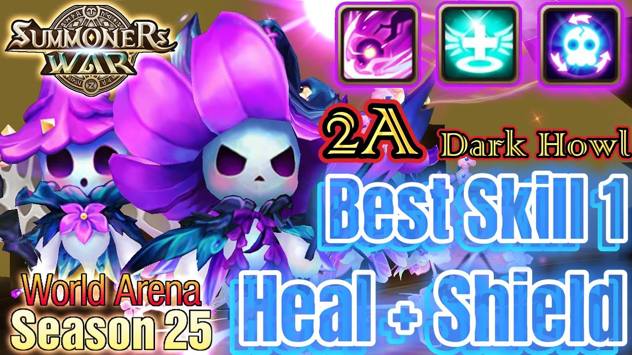 Amazing [Skill 1] Save & Heal dying unit🚑💪 - Dark Howl 2A - Summoners ...