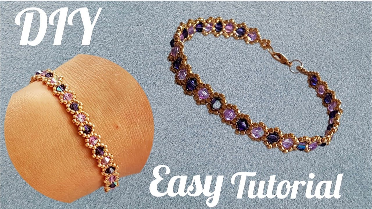 Crystals bracelet/Simple and elegant bracelet/Easy jewelry making at ...